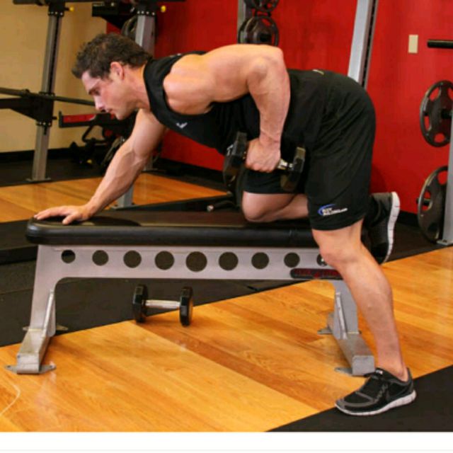One Arm Dumbell Row by Frank Partida - Exercise How-to - Skimble