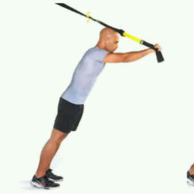 TRX triceps press by Saeed H. - Exercise How-to - Skimble