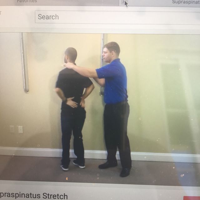 Supraspinatus Stretch by Martin Harvey - Exercise How-to - Skimble
