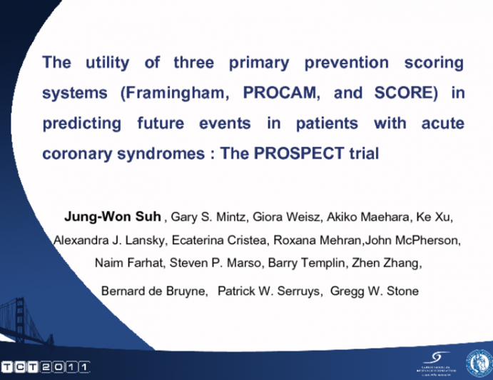 The Utility of Three Primary Prevention Scoring Systems (Framingham ...