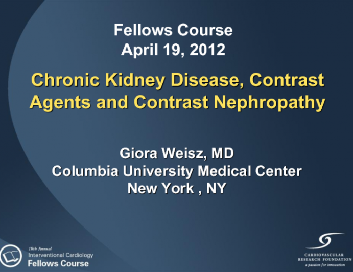 Contrast Nephropathy | tctmd.com