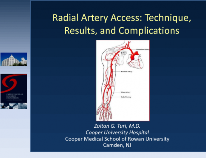 Radial Artery Access: Technique, Results, and Complications | tctmd.com