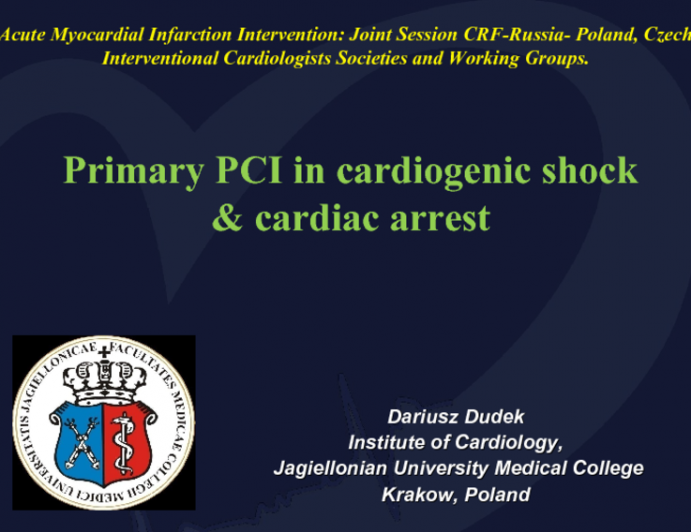 Primary PCI in Cardiogenic Shock and Cardiac Arrest | tctmd.com