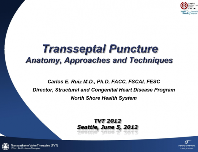Anatomic Considerations for Transseptal Puncture: Basic Approach and ...