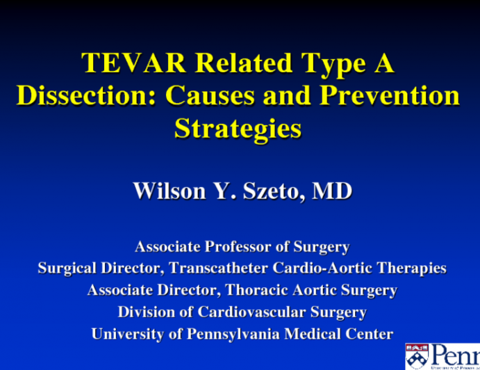 TEVAR-Related Type A Dissection: Causes and Prevention Strategies ...