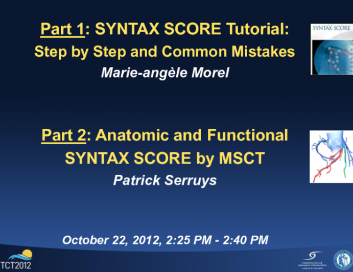 The Syntax Score Tutorial: Step by Step and Common Mistakes | tctmd.com