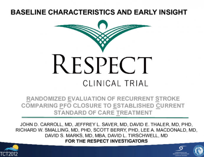 RESPECT: Late Breaking Trial Preview | tctmd.com