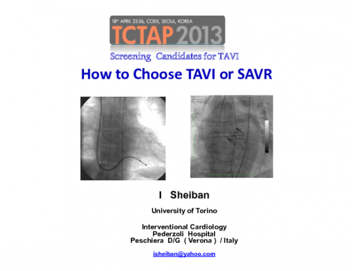 How to Choose TAVI or SAVR | tctmd.com