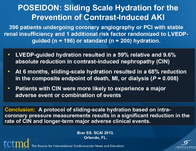 POSEIDON: Sliding Scale Hydration for the Prevention of Contrast ...