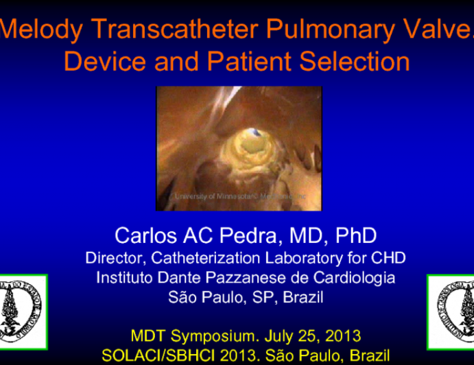 Melody Transcatheter Pulmonary Valve Device and Patient Selection | tctmd.com