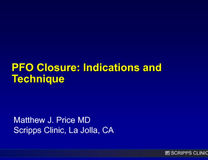 PFO Closure: Indications and Technique | tctmd.com