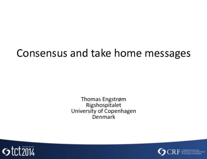 Consensus and Take-home Messages | tctmd.com