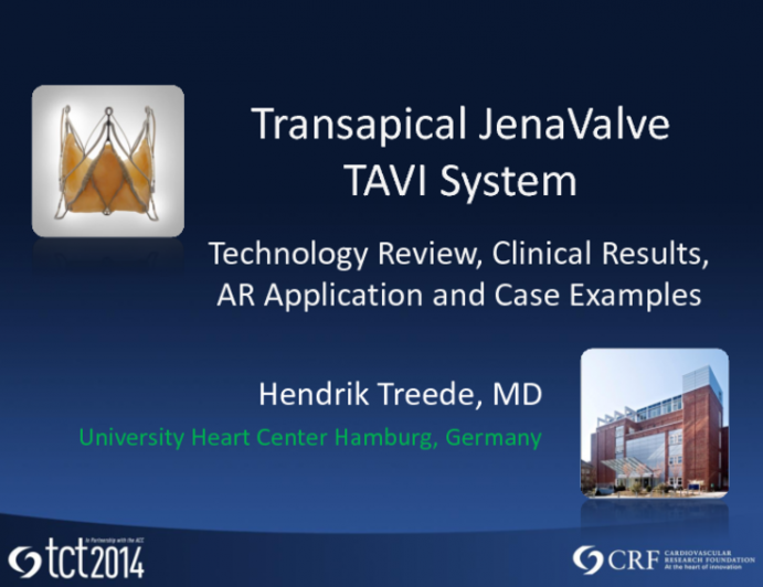 JenaValve - Technology Review, Clinical Results (JUPITER), AR ...