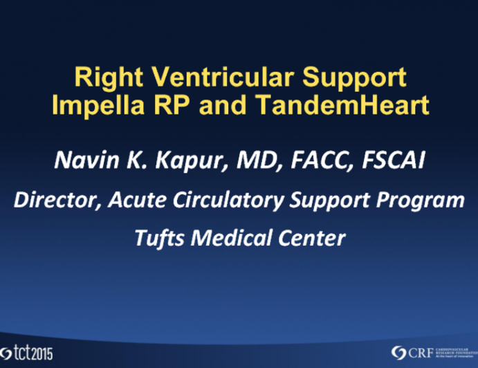 Right Heart Support: Impella RP and TandemHeart | tctmd.com
