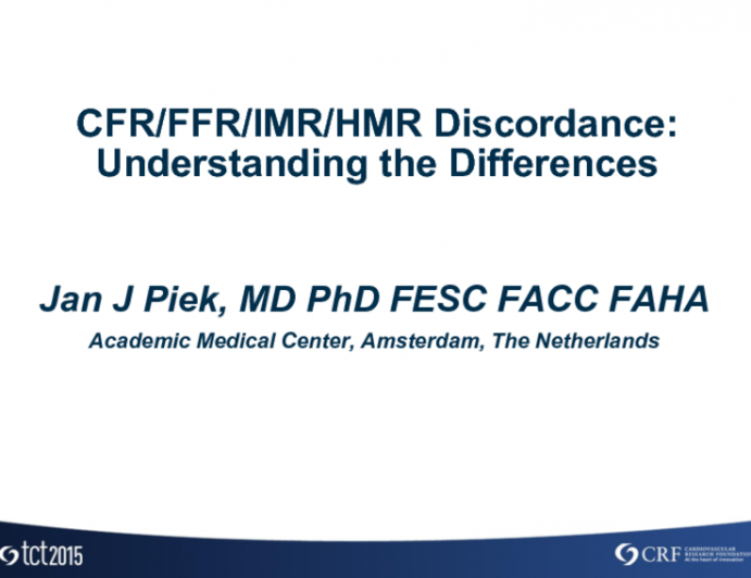 CFR/FFR/IMR/HMR Discordance: Understanding the Differences | tctmd.com