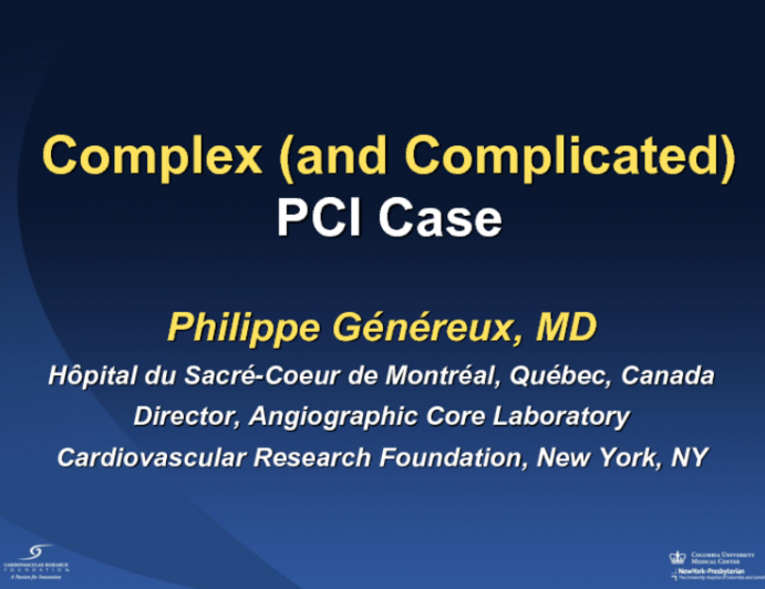 Complex PCI Case 1 | tctmd.com