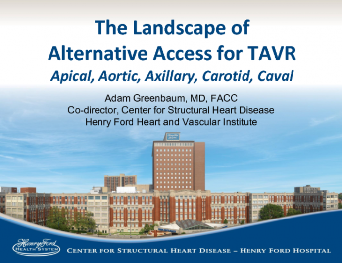 The Landscape of Alternative Access Strategies for TAVR (Apical, Direct ...