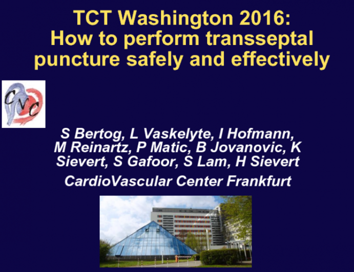 How to Perform Transseptal Puncture Safely and Effectively | tctmd.com