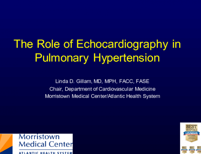 The Role of Echocardiography in Pulmonary Hypertension | tctmd.com