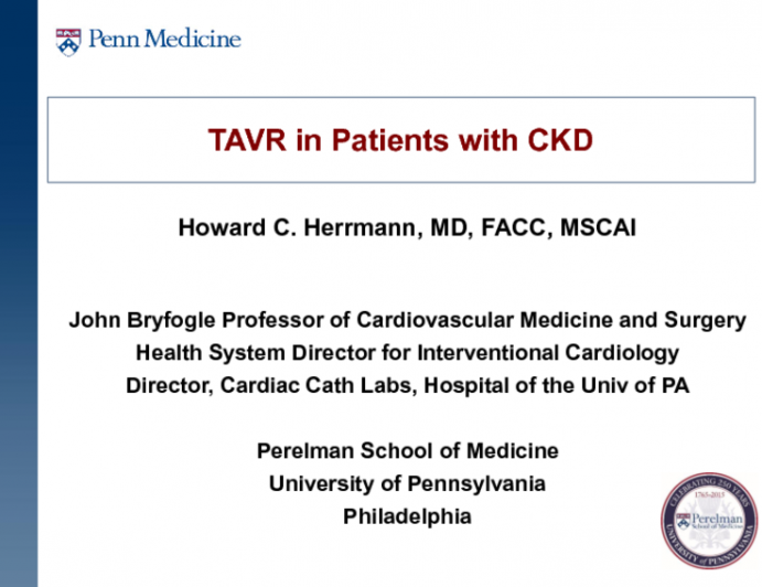 TAVR in Patients With CKD: Diagnostic Workup, Valve Sizing, and Other ...