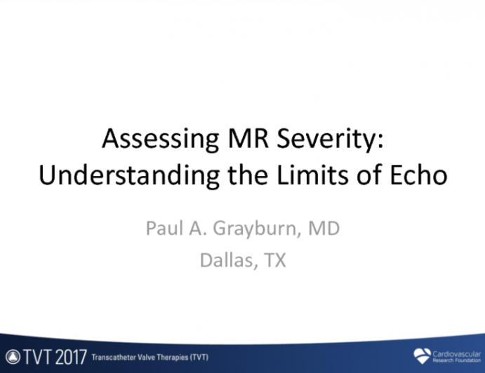 Assessing MR Severity: Understanding the Limits of Echo | tctmd.com