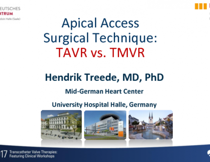 Apical Access Surgical Technique: TAVR vs TMVR | tctmd.com