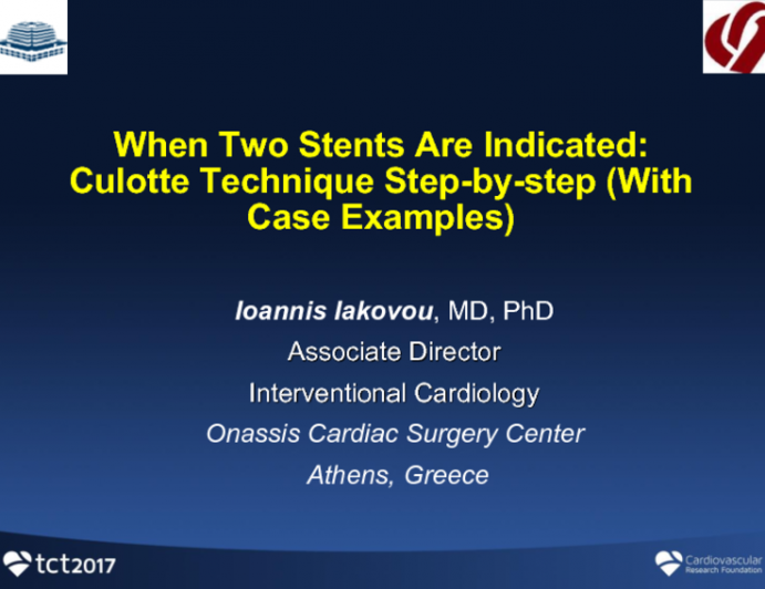 When Two Stents Are Indicated: Culotte Technique Step-by-step (With Case Examples) | tctmd.com