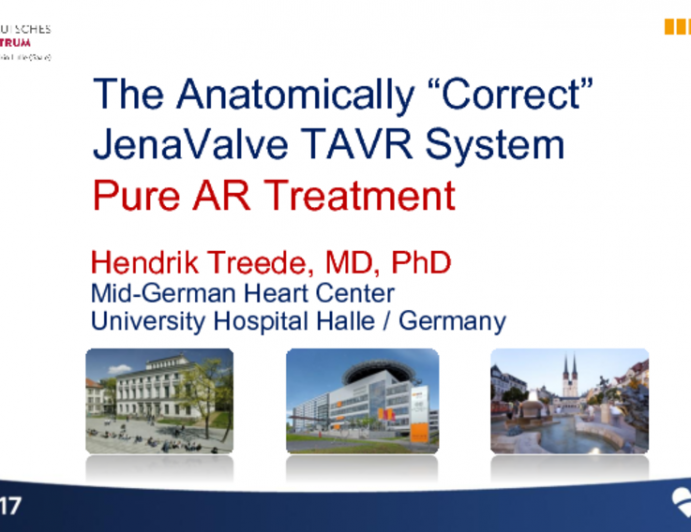 The Anatomically Correct JenaValve TAVR System Pure AR Treatment ...