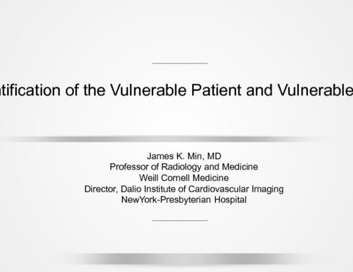 CT Identification of the Vulnerable Patient and Vulnerable Plaque ...