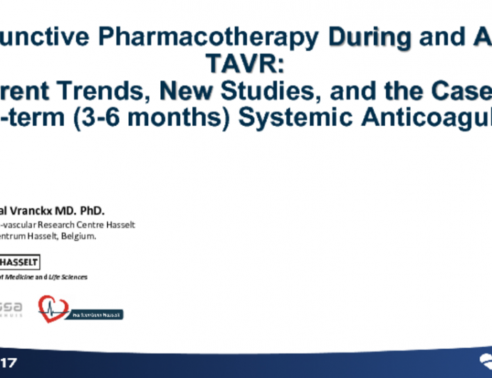 Adjunctive Pharmacotherapy During and After TAVR: Current Trends, New ...