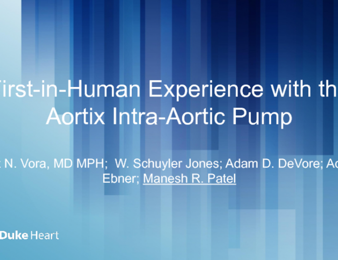 First-in-Human Experience With Aortix Intra-aortic Pump | tctmd.com