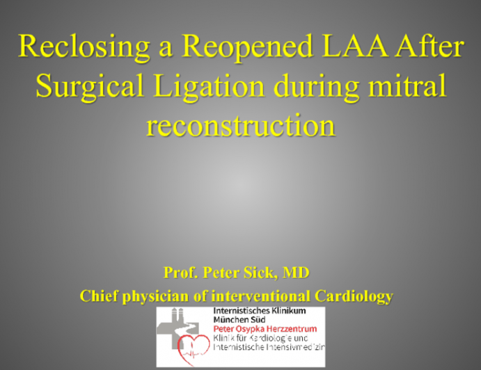 Case #10: Reclosing a Reopened LAA After Surgical Ligation | tctmd.com