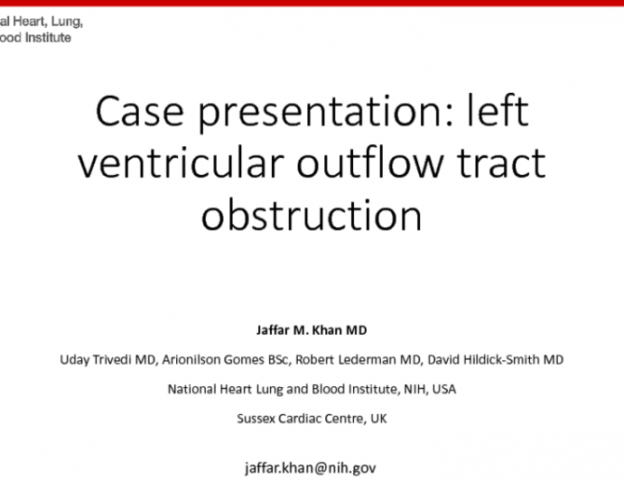 Case Presentation: Left Ventricular Outflow Tract Obstruction | tctmd.com