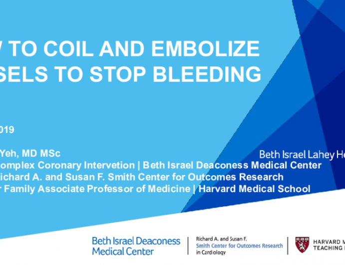 How to Coil and Embolize Vessels To Stop Bleeding | tctmd.com