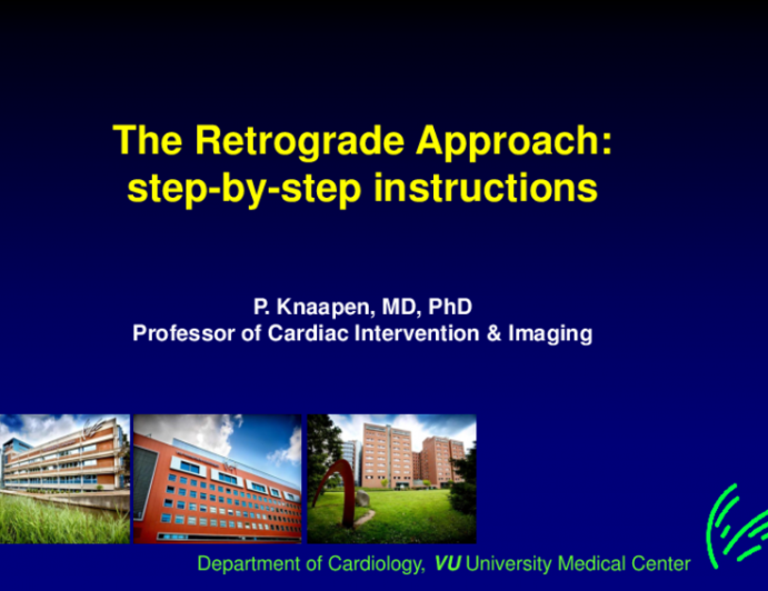 The Retrograde Approach: Step-by-Step Instructions | tctmd.com