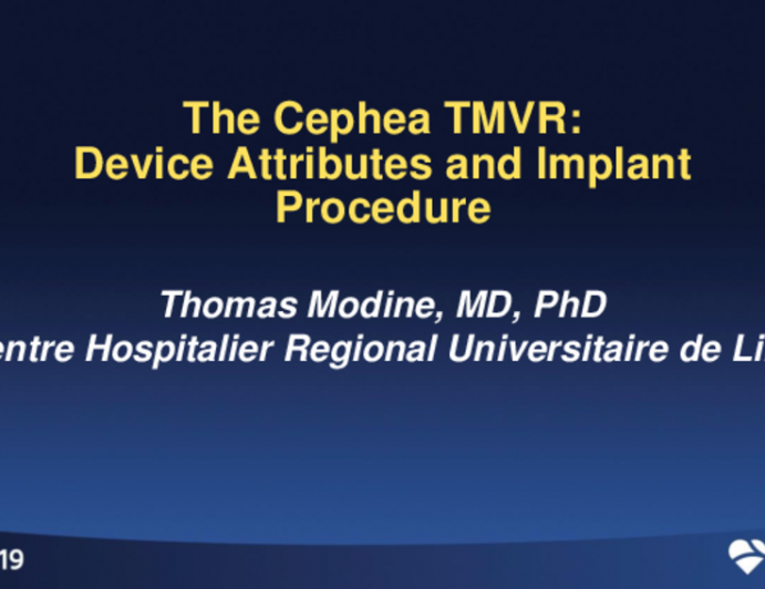 Transseptal III: Cephea — Device Description, Results, and Ongoing ...