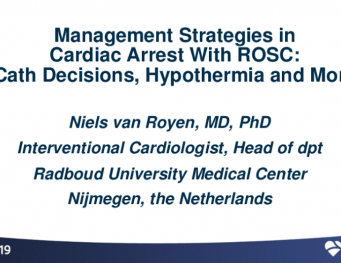 Management Strategies in Cardiac Arrest With ROSC (With or Without Coma ...