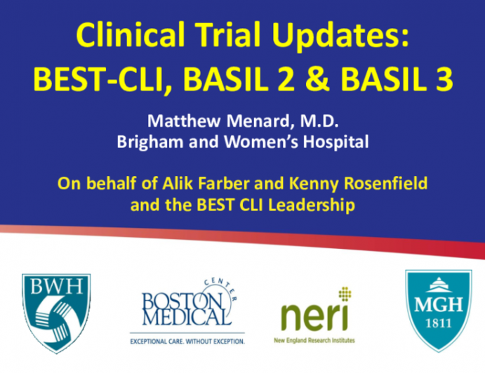 Clinical Trial Updates: BEST-CLI, BASIL-2 and BASIL-3 | tctmd.com