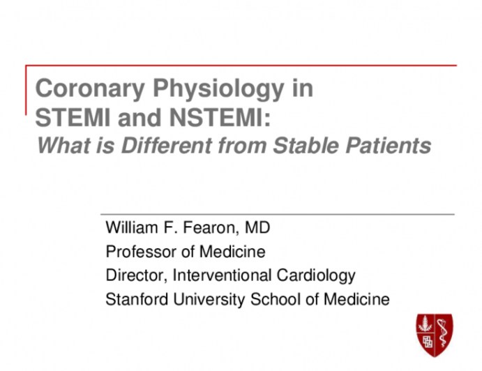 Pathophysiology of the Coronary Circulation in STEMI and NSTEMI | tctmd.com
