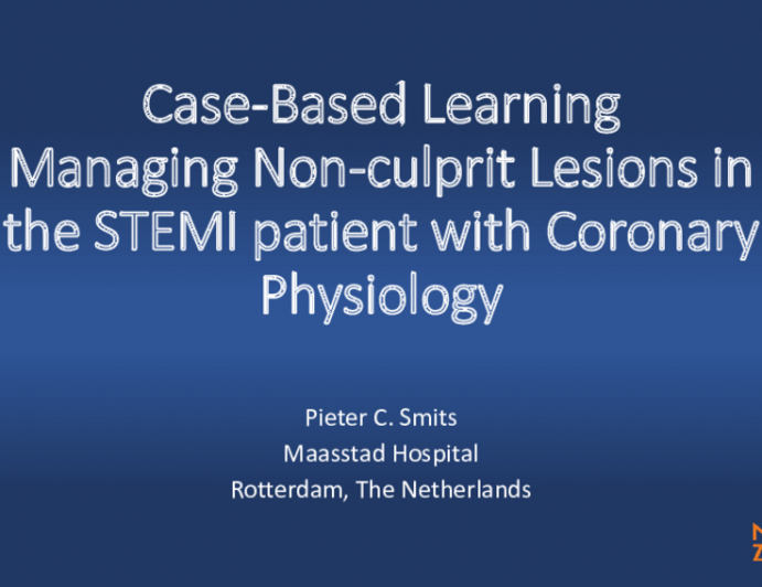 Case-Based Learning: Managing Non-culprit Lesions in the STEMI Patient ...