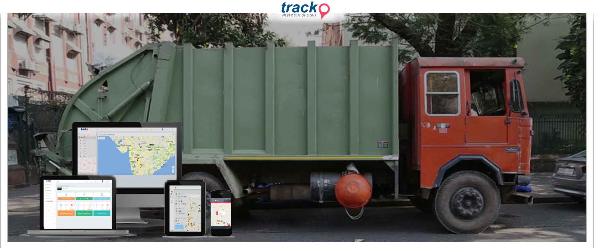 How can garbage collection fleet optimize their operations with GPS tracking system
