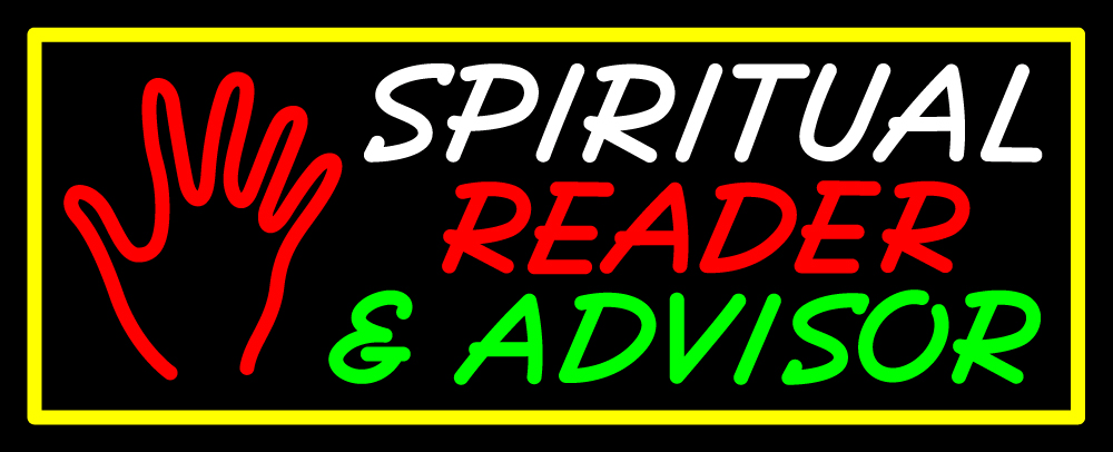 Custom Spiritual Reader And Advisor Neon Sign 3 | Custom Neon Signs ...