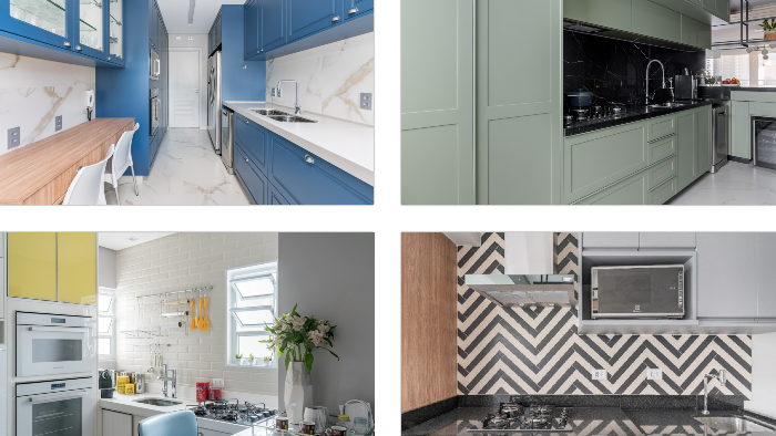 Cozinhas coloridas estão de volta ao décor; veja inspirações