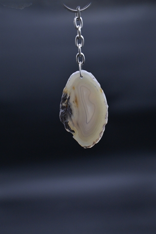 Agate Keychain