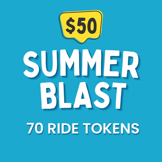 Ride Sale- 70 Ride Tokens