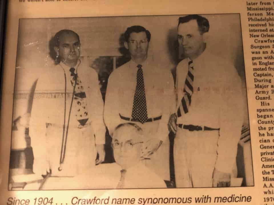 Images in Mississippi Medicine: DR. BENJAMIN “BEN” LAMPTON CRAWFORD, JR ...