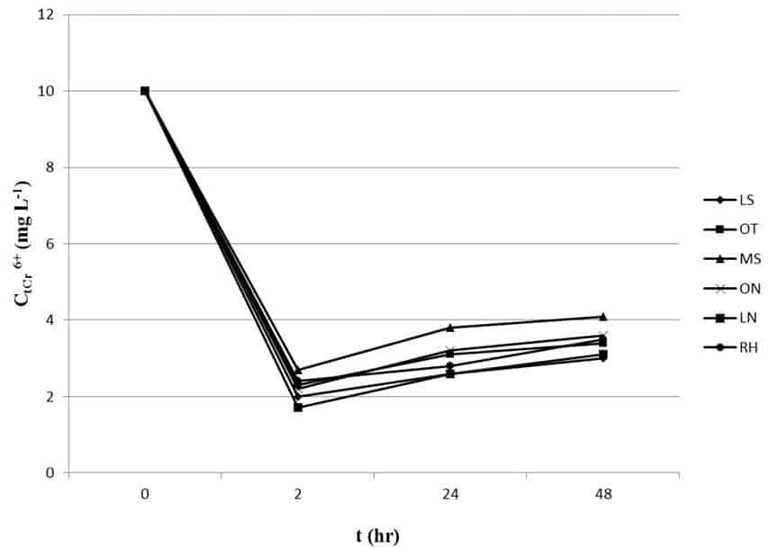 Biosorption of Hexavalent Chromium From Aqueous Solutions Using Highly ...