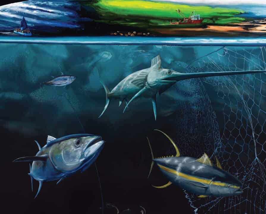 Back cover: Detail from Oceanus by Alexis Rockman | Published in Mainsheet