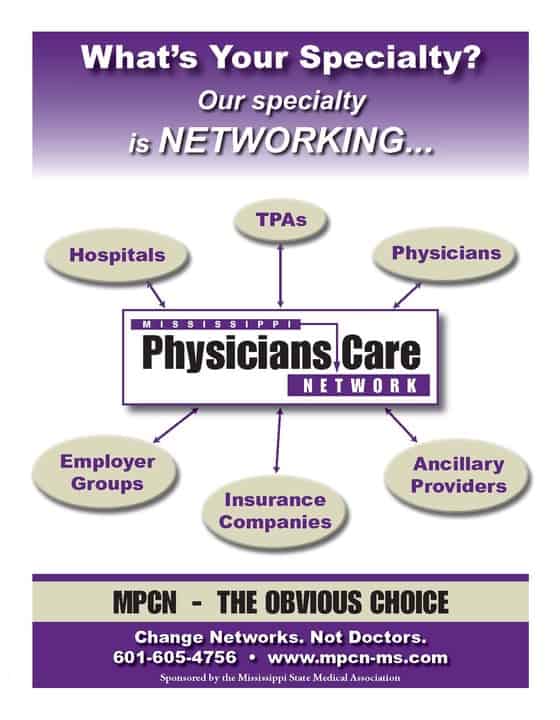 Mississippi Physicians Care Network | Published in Journal of the Mississippi State Medical ...