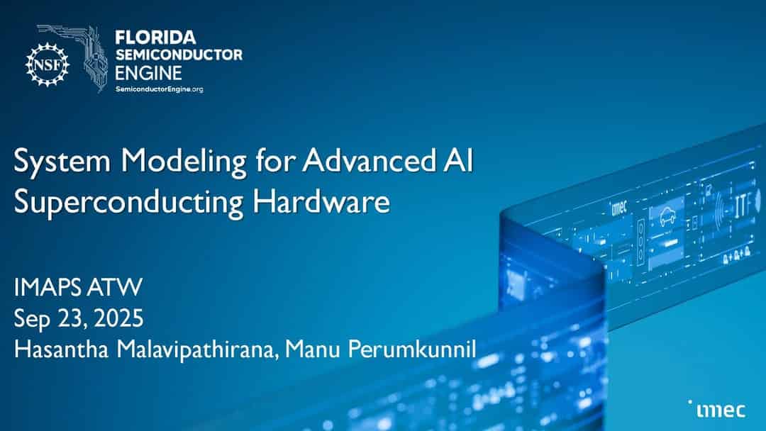 System Modeling for Advanced AI Superconducting Hardware | Published in ...